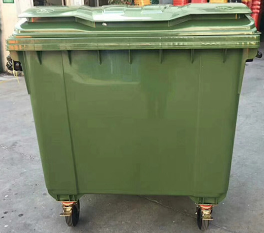 Quality 1100L Outdoor Plastic Recycling Waste Bins for Sustainable Garbage Management for sale
