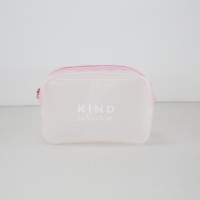 Quality Logo Eva Travel Cosmetic Plastic Bag Foldable With Zipper Closure for sale