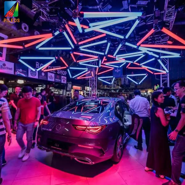 Quality Kinetic LED Pixel Tube 360 Degree Rotating DMX RGB 8 Channels for sale