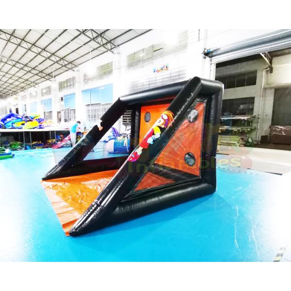 Quality Carnival Inflatable Sports Games Blow Up Football Goal for sale