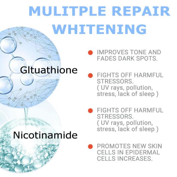 Quality Vegan Lightening Whitening Moisturizing Skin Bleaching Cream Glutathione Milk for sale