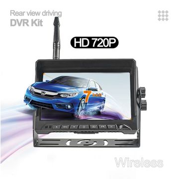 Quality HD Wireless Truck Rearview Camera Reversing Monitor 4 Channels for sale