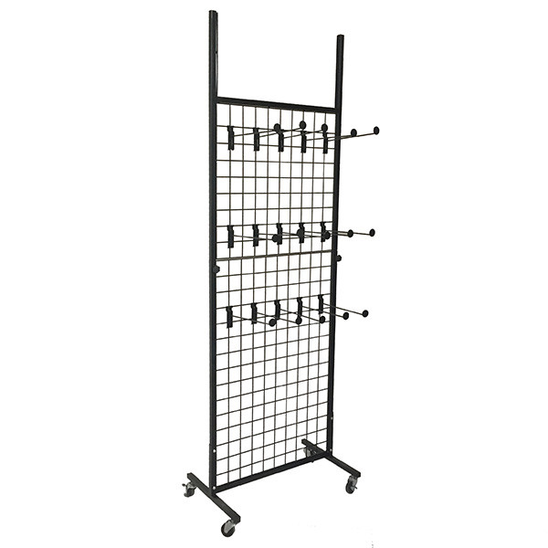 Quality Mobile 400mm Depth 1800mm Height Socks Slipper Rack Stand for sale
