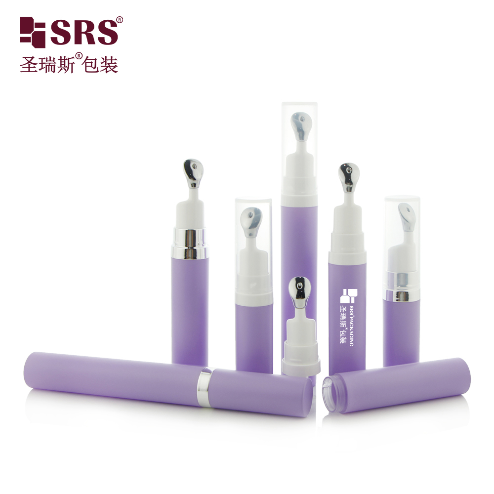 Quality A0035B 7.5ml 10ml 15ml Empty Snap On Zinc Metal Applicator Head Airless Pump for sale