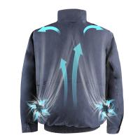 China 6700mAh Air Conditioned Suit Jacket Aircon Clothing Dark Gray factory