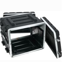 Quality Amplifier PA Durable 8u Rack Flight Case ABS 17" Depth for sale