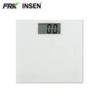 Quality Ultra Thin Large LCD Display 180KG Digital Glass Bathroom Scale for sale