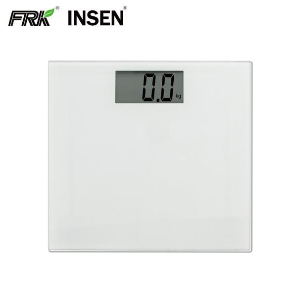 Quality Ultra Thin Large LCD Display 180KG Digital Glass Bathroom Scale for sale