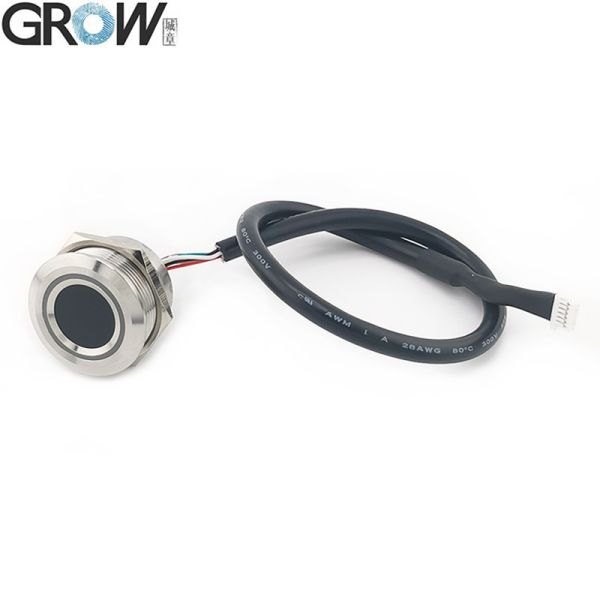 Quality GROW R503PRO UART USB 1500 Capacity Round RGB LED Control DC3.3V Capacitive for sale