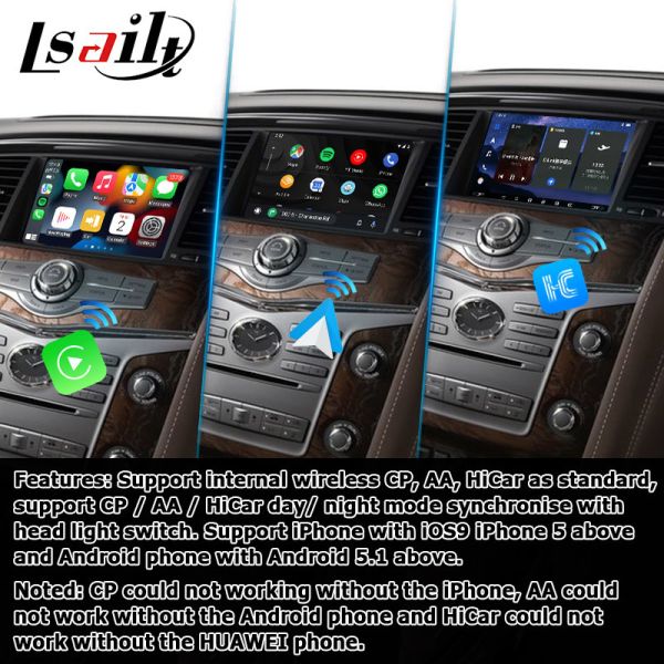 Quality Infiniti QX80 / QX56 Android Auto Carplay Interface base on Qualcomm 8+128 for sale