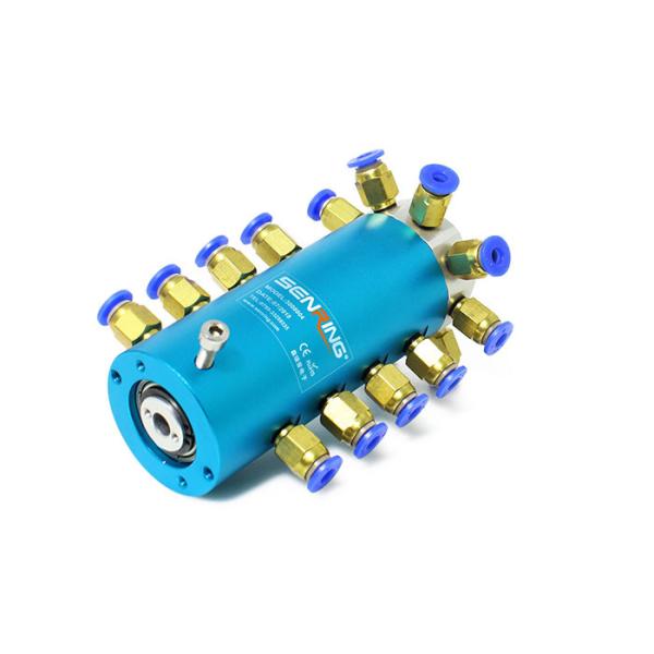 Quality M5 8 Channel Hybrid Electrical Rotary Joint Hydraulic Slip Ring for sale