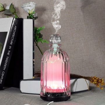 Quality Black Glass Wood Base Oil Diffuser▕ DN-821 for sale