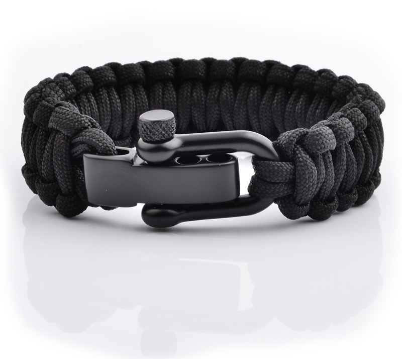 Paracord Rope Emergency Camping Survival Bracelet for Outdoor