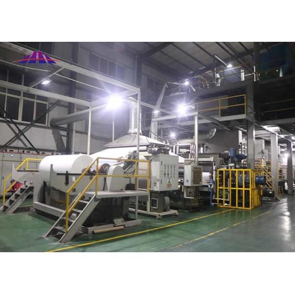 Quality 1200mm 800KW Spunbond Nonwoven Fabric Machine Air Drawing High Speed for sale