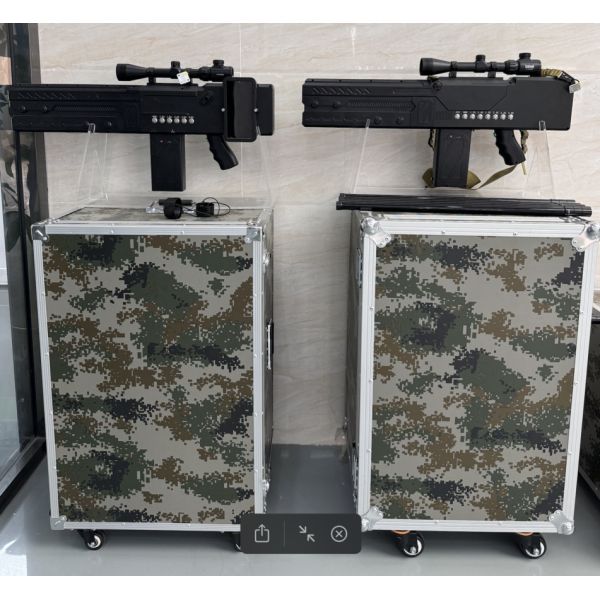 Quality 433MHz-5.8Ghz Drone Signal Jammer Anti UAV Drone Jammer 1.5KM Drone Jamming Gun for sale