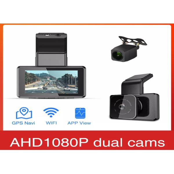 Quality WIFI GPS Logger 4K Car Dashboard Mounted Dash Cam 3inch for sale