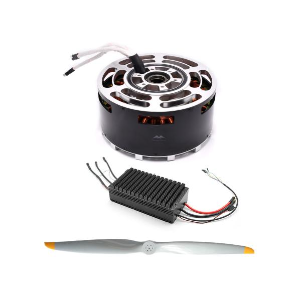 Quality 240110 180KG Thrust Propulsion Drone Brushless Motor 400V 160A ESC 72'' Propeller for sale