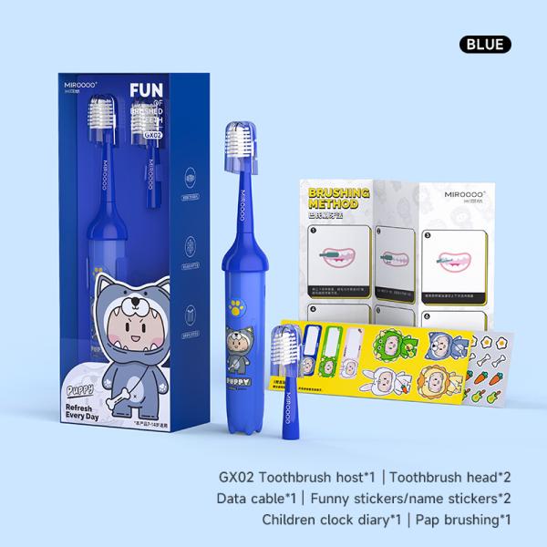 Quality Electric Toothbrush Cartoon Smart Children Toothbrushes For 3-15 Year Old Kids Rechargeable for sale