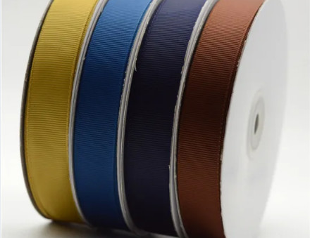 Quality Eco Friendly Polyester 25MM Custom Grosgrain Ribbon for sale
