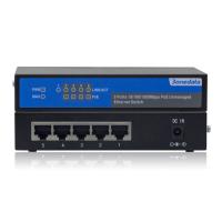 Quality Layer 2 Unmanaged 5 Port POE Switch Wall Mounting Installation IP30 Waterproofin for sale