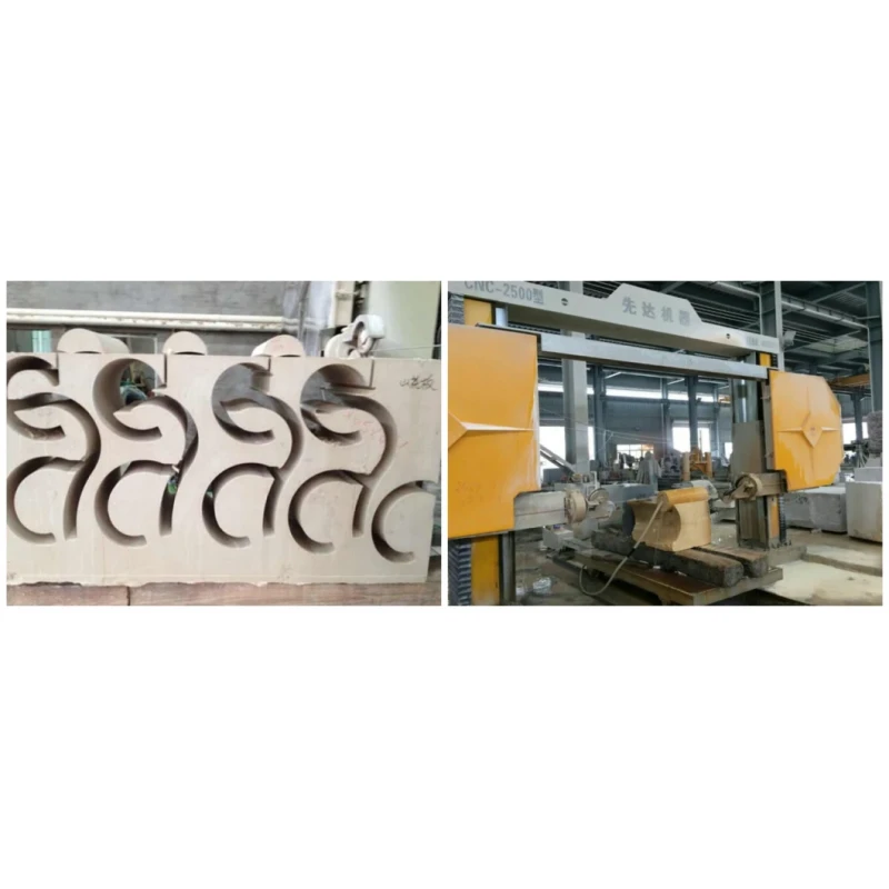 Close-up of CNC Diamond Wire Saw Machine operation