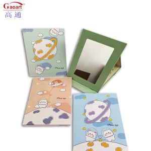 Quality Coated Paper and Glass Mirror The Ideal Combination for a Cute Folding Makeup for sale