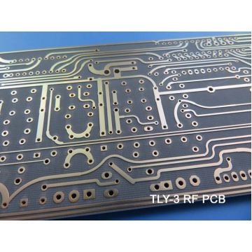 Quality TLY-3 lightweight 100x90mm Communication PCB 2 Sided Taconic TLY Laminates for sale