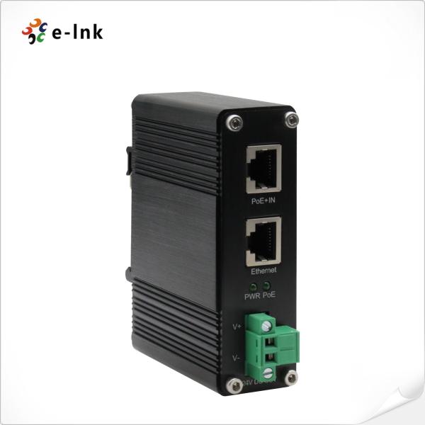 Quality Industrial Gigabit PoE Splitter 24V 802.3 Af / At Power Over Ethernet Fanless for sale