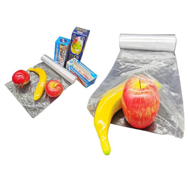 Quality Heavy Duty 14x20 Inch Clear Food Storage Bags Continuous Poly Roll for sale