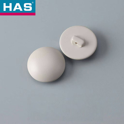 Quality Plastic 30mm Coat Buttons Red / White Polymer Button For Clothing for sale