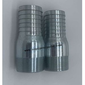 Quality Standard King Combination Pipe Nipple Steel Plated Good Abrasion Resistant for sale