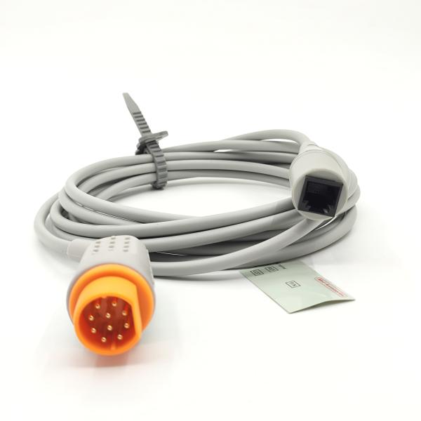 Quality Medical Monitor Accessory Practical Grey Color IBP Cable Compatible Siemens To for sale
