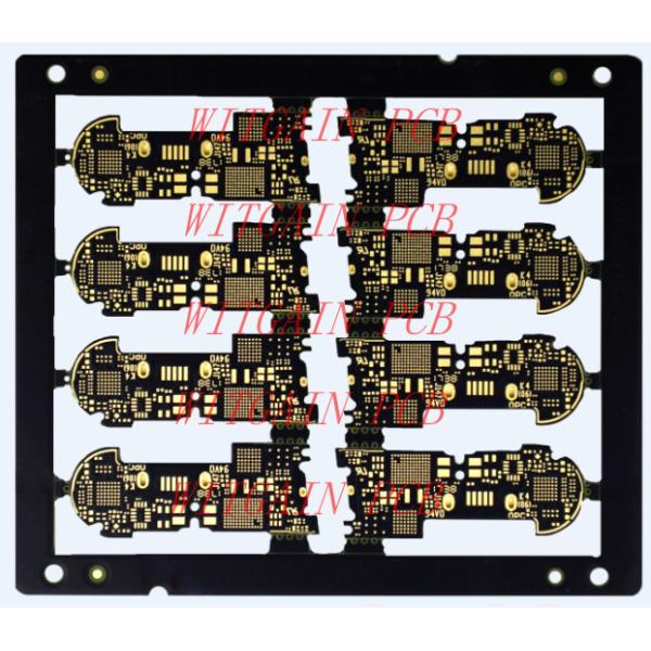 Quality 8 Layer Hdi Fr4 Circuit Board Enig Black Solder Mask Blind And Buried Holes for sale
