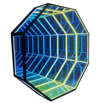 Quality Elevate Decor Stunning 3D Neon Abyssal Mirror Checkered 50X50 in Customizable for sale