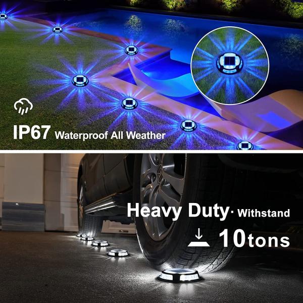 Quality IP67 Waterproof Solar Dock Light Powered LED 110*23mm for sale