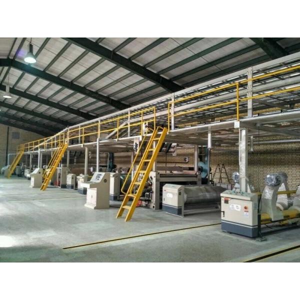 Quality Intelligent Automatic Corrugated Box Making Machine , Cardboard Production Line for sale