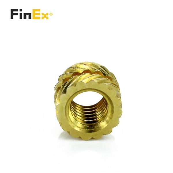 Quality Threaded Knurled Brass M4 Insert Nut Water Resistant Brass Insert Nuts for sale