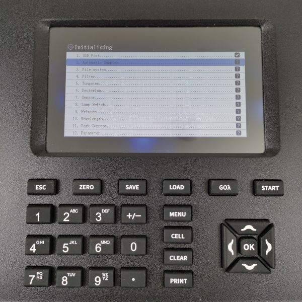 Quality 7 Inch LCD Screen Visible Halogen Lamp Spectrophotometer for Medical Lab for sale