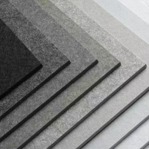 Quality Excellent Heat Insulation 9mm Pet Felt Acoustic Panel 1-3kg Per Square Meter for sale