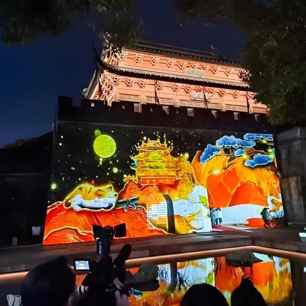Quality 8500 LM Interactive Projection Mapping Outside Immersive Projection Mapping for sale