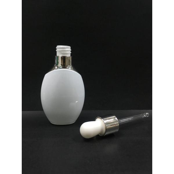 Quality Oval Glass Essential Oil Bottles Dropper Bottles Skincare Packaging Customized for sale
