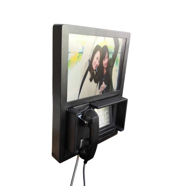 Quality Advertising Phone kiosk Connect Bank Hotline V636 for sale
