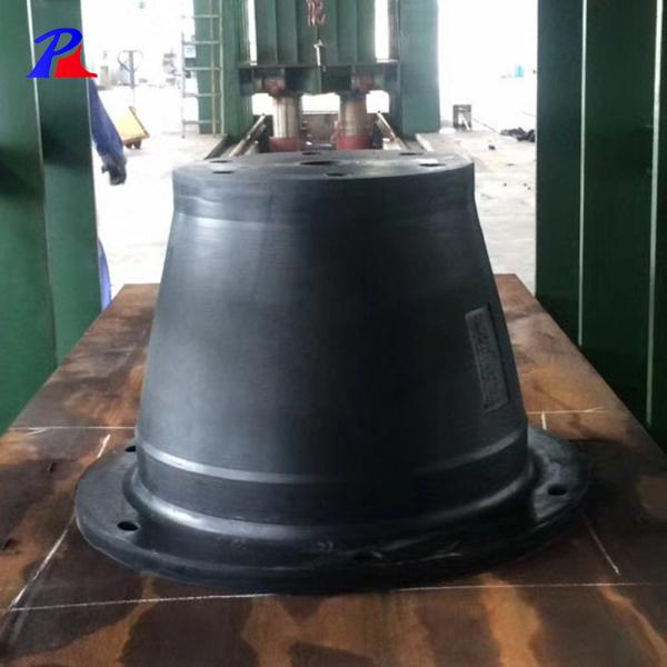 Quality Standard Size Cone Rubber Dock Fender System for Berth Customized Size in Black for sale
