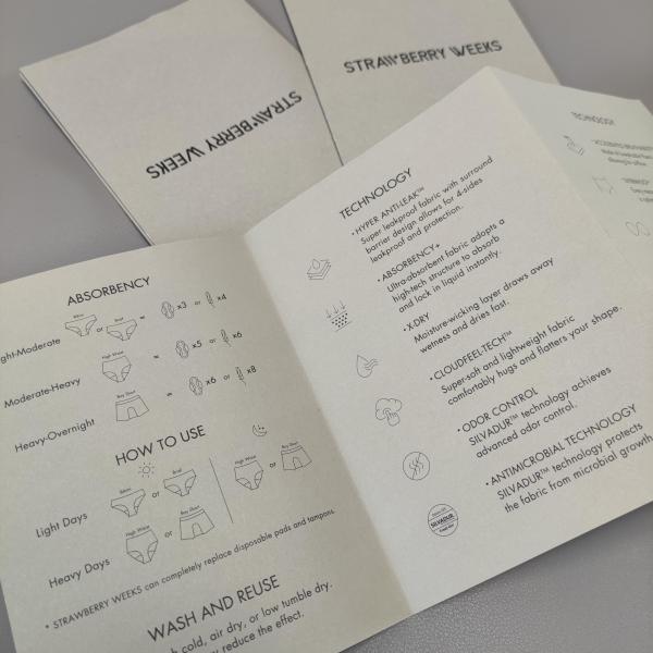 Quality Customizable Folded Paper Product Manuals Full Color Printing for sale