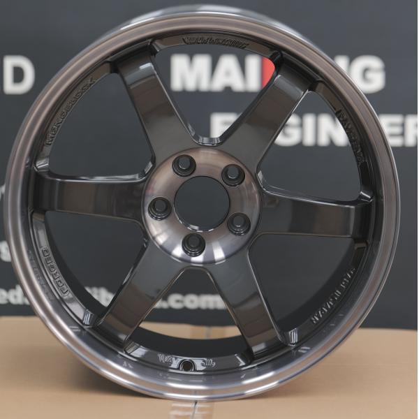 Quality Rays Volk Racing Forged Wheels Te37 SL Double Black Deep Dish for sale