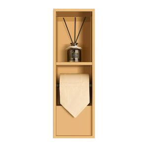 Quality Customized Square Grids Metal 304 Stainless Steel Niche For Bathroom for sale