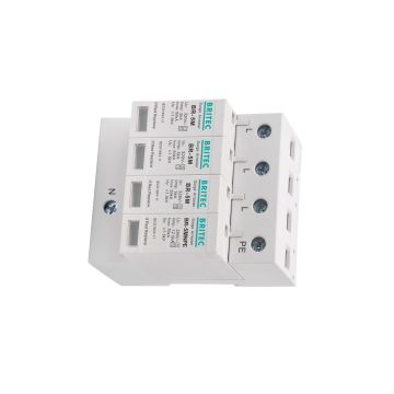 Quality SPD Type 1 And Type 2 Surge Protection Class B+C 5kA 3+NPE 320V for sale