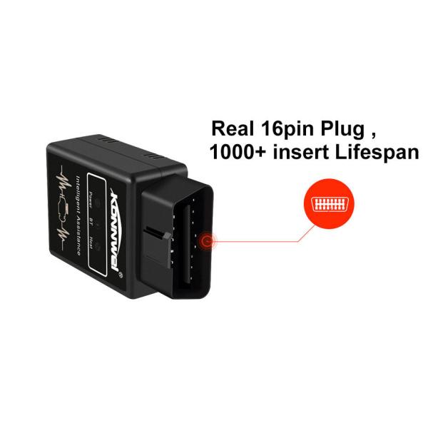 Quality Bluetooth Konnwei OBD2 Scanner Car Engine Fault Code Reader Android for sale