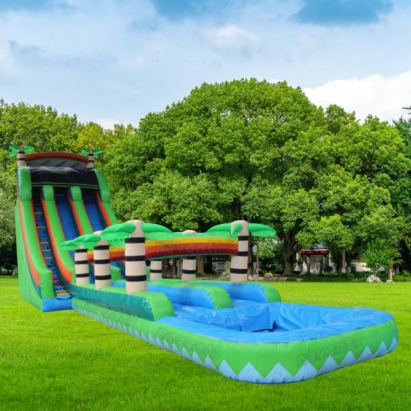 Quality Custom Logo Printed Commercial Water Slides Inflatable Bouncy House for Adults for sale