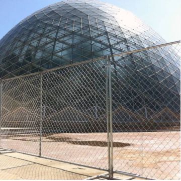 Quality Secure galvanized movable fence temporary chain link fence panels for sale